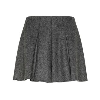 Forte_Forte Short Skirts - - Skirts - Damen - Grau - M