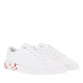 Ted Baker Sneaker - URBANA Retro Flood Nocturnal Trainer - Gr. 38 (EU) - in Wei&szlig; - f&uuml;r Damen