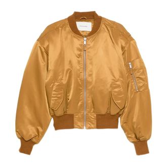 Entire studios Entire Studios, Homme, Vestes, Jaune, Taille: M Cropped Broad Bomber
