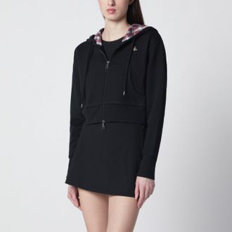 Vivienne Westwood Schwarzes cropped Sweatshirt mit Orb-Logo