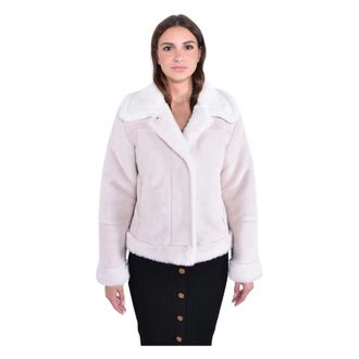 MC2 Saint Barth Shearling Jacke - - Jackets - Damen - Beige - M