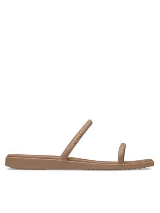 Crocs Pantoletten Miami Two Strap Sandal 209795 Braun