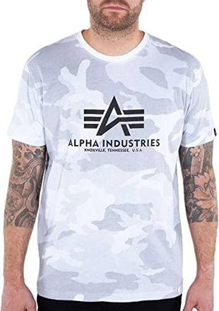 Alpha Industries Alpha Indutries Basic T-Shirt Camo T-Shirt pour Homme White Camo