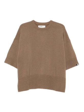 Extreme Cashmere Pull Col Rond - Marron