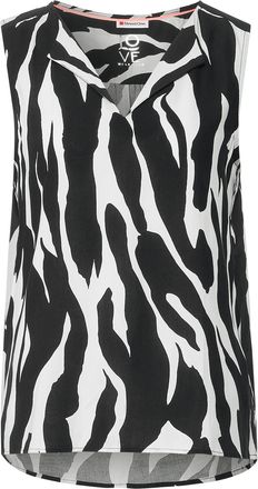 Street One Damen A343955 Blusentop, Schwarz, 38 EU
