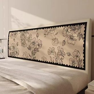 Generic Bettkopfteilbez&uuml;ge Universeller Stretch-Bettkopfteilschutzbezug Moderner Allround-Bettkopfteil Bezug Staubdichter Bettkopfteil Hussen Schlafzimmer Dek