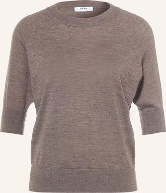Reiss Reiss Strickshirt Suzzie Aus Merinowolle braun