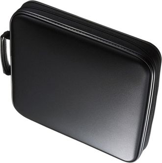 Cabilock Slot DVD CD Aufbewahrungsbox Schwarz Kratzfeste Disc Organizer Tasche mit Feuchtigkeits Staubschutz Leichtes Tragbares CD Etui für Filme Musik und Spi