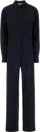 Pantaloni Torino Femme, Combinaisons et Ensembles, Bleu, Taille: 38 FR Long Wool Jumpsuit