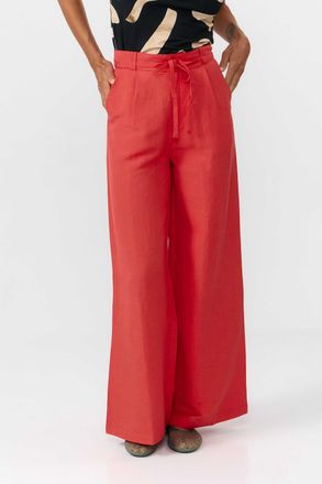 Suite13lab Damen vegan Hose Ramala Rot