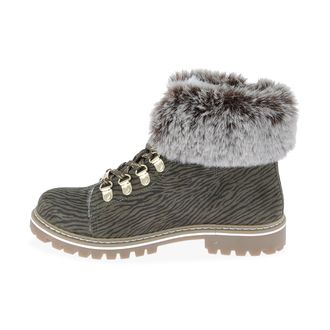 Les Tropeziennes dresco Damen Lacen Stadtschuhe f&uuml;r Schneestiefel, Khaki, Zebra, 39 EU