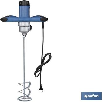 cofan Elektromixer mit zwei Geschwindigkeiten f&uuml;r M14-Gewindestangen (1800 w) mit 2 m Kabel