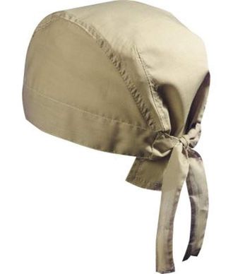 noTrash2003 Design Bandana Cap Mütze Kopftuch für Sport und Freizeit (Khaki)