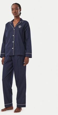Lauren Ralph Lauren Pyjama ILN92545 Dunkelblau Regular Fit