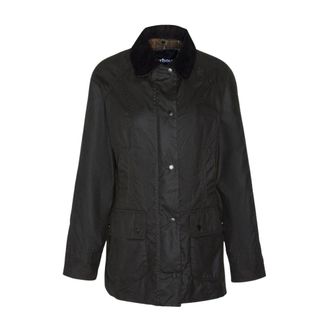 Barbour Beadnell Wax Jacket - - Jackets - Damen - Gr&uuml;n - L