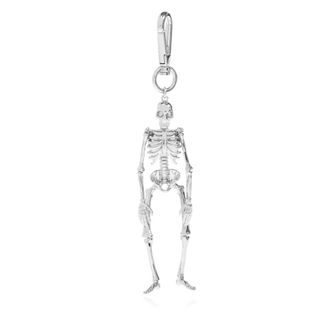 Alexander McQueen Tanzender Skelett-Anh&auml;nger - - Accessories - Herren - Grau - ONE SIZE