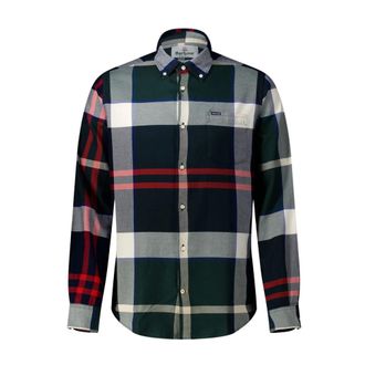 Barbour Kariertes Baumwollhemd - - Shirts - Herren - Gr&uuml;n - XL