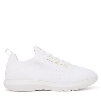 Tommy Hilfiger Sneakers Tommy Hilfiger Knit Extralight Runner FW0FW09112 Wei&szlig;