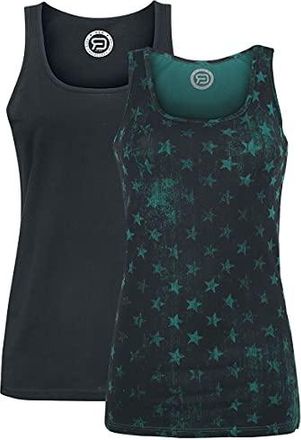 RED by EMP Femme Lot de Deux d&eacute;bardeurs Noir et Vert - Confort de Port Exceptionnel XXL