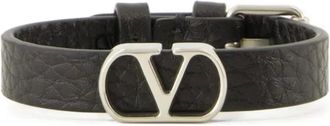 Valentino Garavani Homme, Accessoires, Noir, Taille: ONE Size Bracelet VLogo Signature
