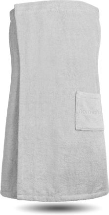 Normani Damen Sauna Kilt Saunahandtuch aus 100% Bio-Baumwolle - extra groß ab Größe 44 Farbe Weiß