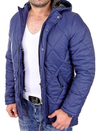 Reslad Winterjacke Reslad Winterjacke Herren Parka Anorak Stepp Kapuzen Jacke RS-501 warme gesteppte Jacke mit Kapuze