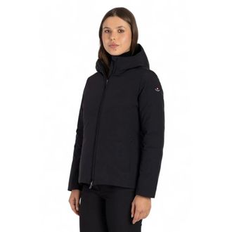 Canadian Femme, Vestes, Noir, Taille: 42 FR Corto c/cappuccio
