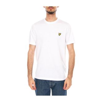 Lyle & Scott Plain T-Shirt - - Tops - Herren - Wei&szlig; - S