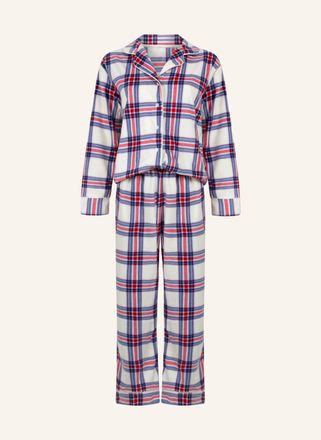 Hunkem&ouml;ller Hunkem&ouml;ller Schlafanzug Fleece weiss