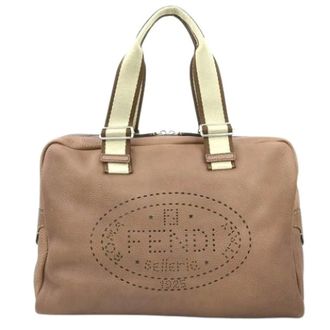 Fendi Sac &agrave; main vintage en toile Pre-owned - Femme - Pre-owned - Brun - Taille: ONE Size