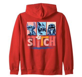 Disney Lilo & Stitch Live-Action Movie Tropical Trio Logo Kapuzenjacke