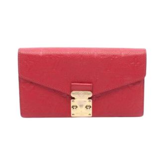 Louis Vuitton Portefeuille long (bi-fold) Pre-owned - Femme - Pre-owned - Rouge - Taille: ONE Size