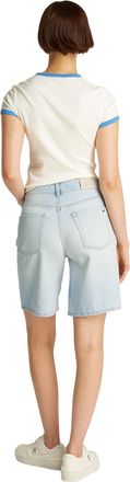 Tommy Hilfiger Damen Jeans Shorts Bermuda High Rise, Wei&szlig; (Sky), 32W