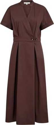 Co'Couture Femme, Robes, Brun, Taille: 42 FR Wrap Dress