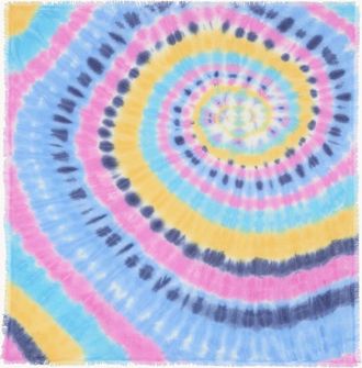 Kujten Grand bandana cachemire tie & dye - Grand Bandana Hachiko Sunny