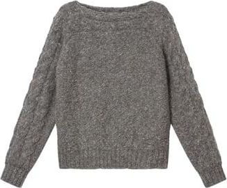 Isabel Marant Pull Ponara en laine vierge bross&eacute;e m&eacute;lang&eacute;e