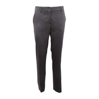 Incotex Wollhose mit Gummizug - - Trousers - Damen - Grau - M