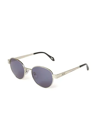 Just Cavalli SJC181 Polished Palladium Metal Sunglasses - Silver