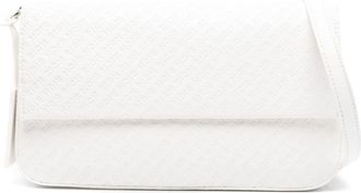 John Richmond Schultertasche mit Logo-Prägung - Weiß