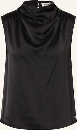 ottod'Ame Ottodame Blusentop Aus Satin schwarz