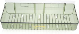 Garneck Pet-wandregal Ohne Bohren Selbstklebendes Lagerregal Für Badezimmer Halbtransparentes Aufbewahrungsregal Für Duschutensilien Und Taschentücher Strapaz