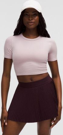 lululemon T-Shirt court Hold Tight à ourlet droit pour Femmes - Taille 10