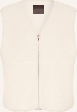 someday Someday Teddyfell-Weste Uliv weiss