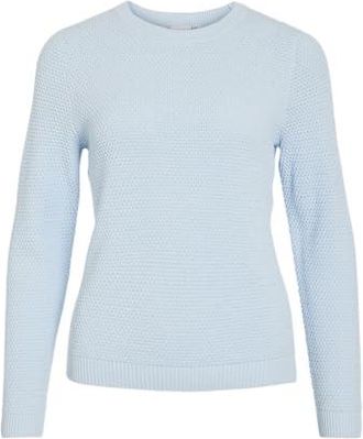 Vila Vidalo Haut tricot&eacute; &agrave; col Rond L/S Noos, Nantucket Breeze, M