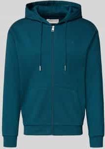 Tom Tailor Denim Regular Fit Sweatjacke aus Baumwoll-Mix