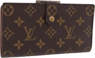 Louis Vuitton Portefeuille Vintage Monogram Canvas Pre-owned - Femme - Pre-owned - Brun - Taille: ONE Size