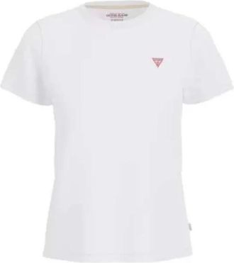 Guess Triangle Mini T-shirt Wei&szlig; Baumwolle - - Tops - Damen - Wei&szlig; - XS