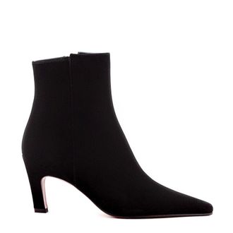 Roberto Festa Milano Bottines Noires en Daim avec Bout Pointu - Femme - Chaussures - Noir - Taille: 40 EU