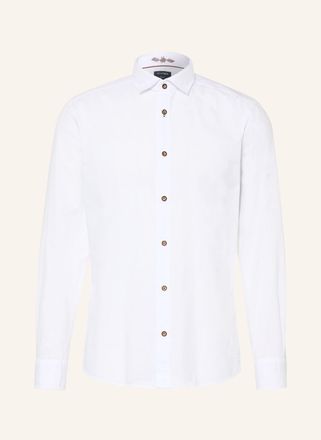Olymp Trachtenhemd Casual Regular Fit weiss