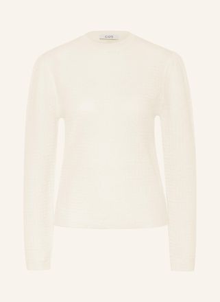 COS Cos Pullover Mit Mohair weiss